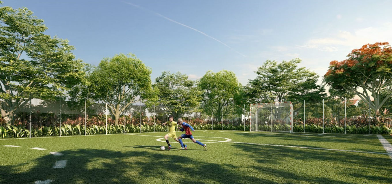 Playgrounds & courts for sports in your Society - Bougainvillas